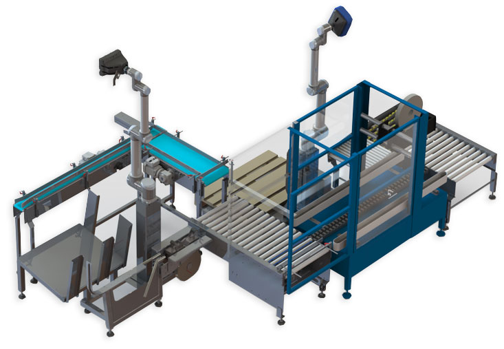 Sinterpack Burgos – Soluciones automatización final de linea y paletizado